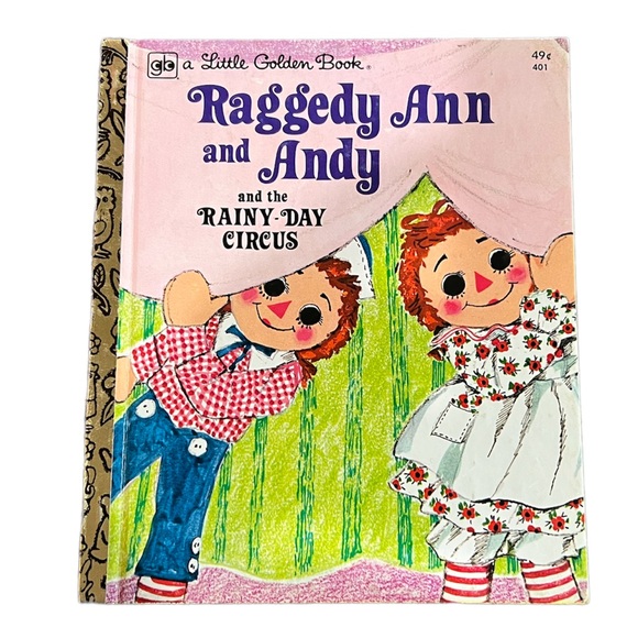 Little Golden Book | Toys | Vintage 976 Little Golden Book Raggedy Ann ...